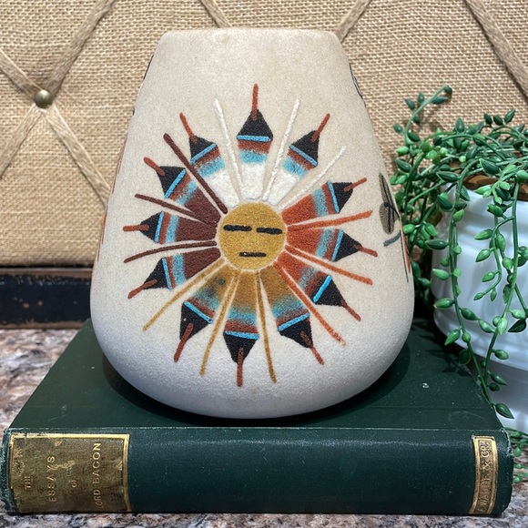 Vintage | Accents | Vintage Sand Pottery Vase | Poshmark